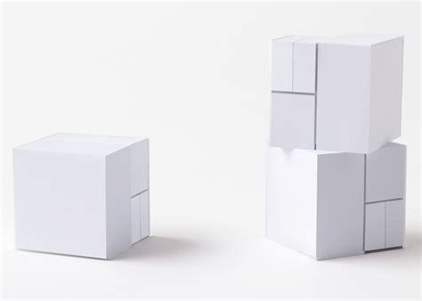Nendos Block Memo Pad Peels Apart Like A 3d Puzzle
