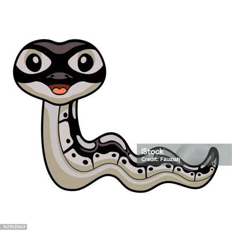 Kartun Ular Python Bahagia Yang Lucu Ilustrasi Stok Unduh Gambar Sekarang Alam Anaconda
