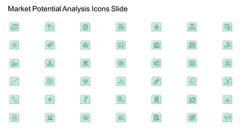 Market Potential Analysis Icons Slide Ppt Ideas Layout PDF