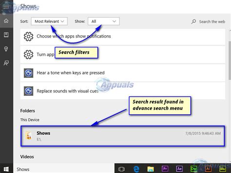How To Search For Files And Folders In Windows Appuals Com