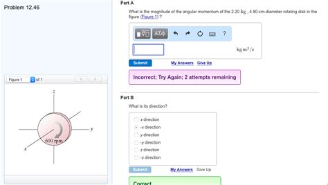Solved What Is The Magnitude Of The Angular Momentum Of Chegg