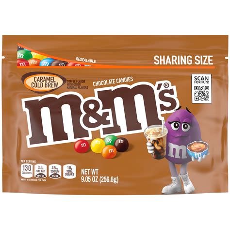 Mandms Caramel Cold Brew Chocolate Candy Sharing Size 9 05 Oz
