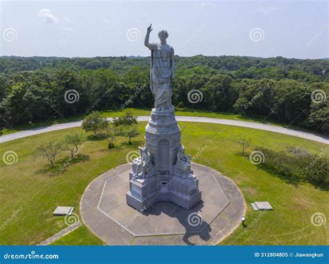National Monument To The Forefathers Plymouth Ma Usa Stock Image