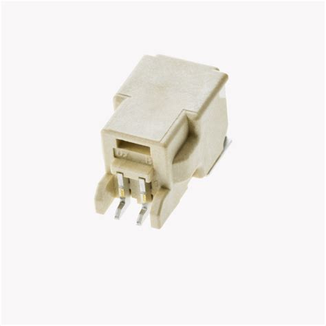 020 2Pin Male Connector Horizontal Natural SMT Type UJU ELECTRONICS