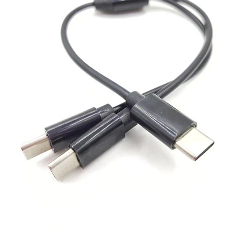 Dual Double Usb C Port Hub Usb C Split Adapter For Mac