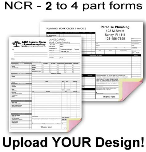 Custom Printed Ncr Forms Print Your Own Form Printit4