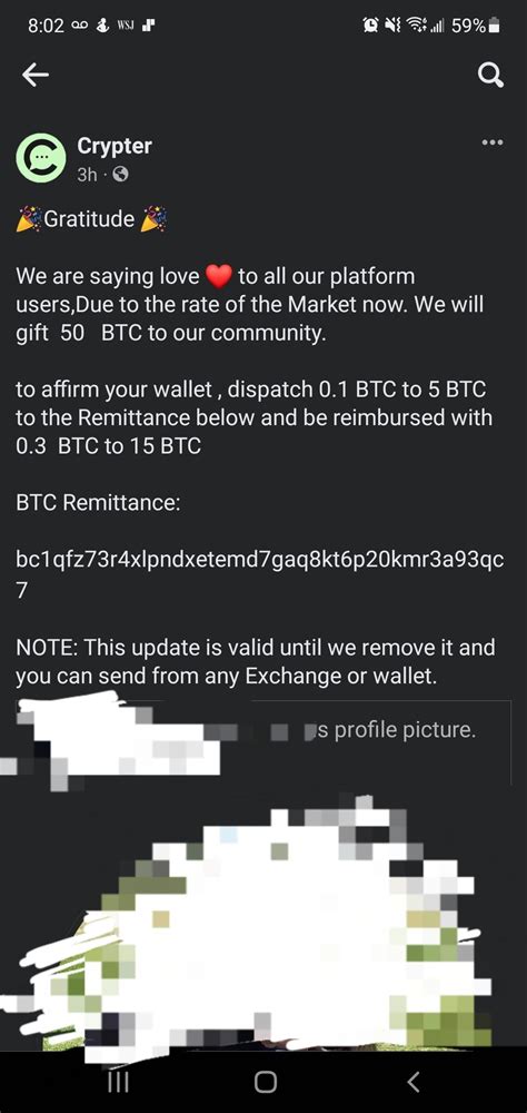 Crypter Facebook Page Is Sending A Bunch Of Scam Posts Dont Fall For