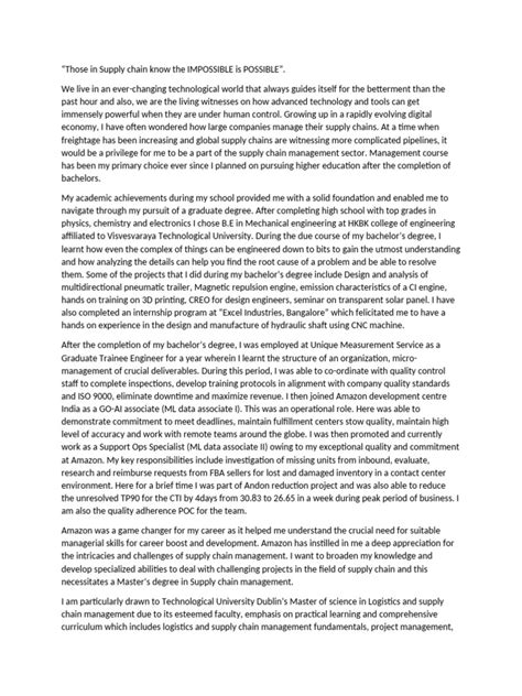 Sop Pdf Supply Chain Management Supply Chain