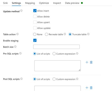 Synapse Pipline Dataflow Truncate And Insert Microsoft Qanda