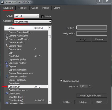 Max How To Assign Center Pivot To Object To A Key — Polycount
