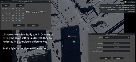 Validate Accuracy Of Sun And Shadows In Omniverse Create · Issue 212 · Cesiumgscesium