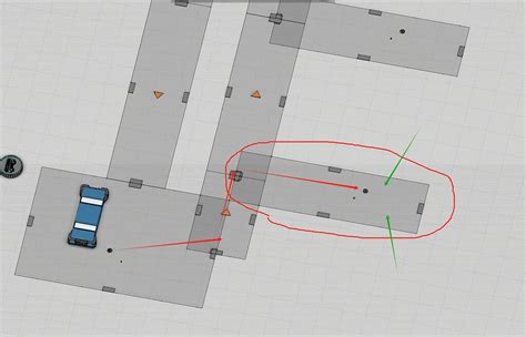 How To Make Agv Move Forward Into The Path Marked By The Red Circle And