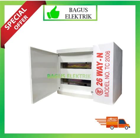 TC MCB BOX WAY WAY PVC DB BOX CONSUMER MCB BOX SURFACE PVC MCB DB BOX Lazada