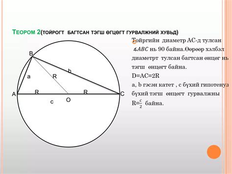 багтсан ба багтаасан дөрвөн өнцөгт Pptx
