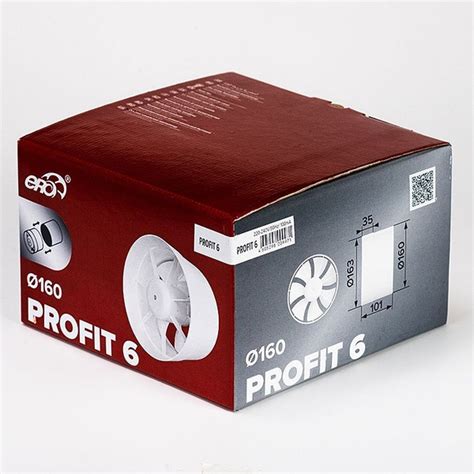 Вентилятор ERA PROFIT 6 Вентилятор осевой канальный вытяжной D 160/163 ...