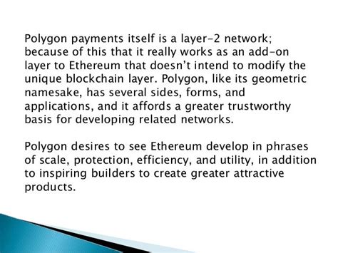 Understand The Framework Of Polygon How To Buy Polygon In Canada PPT