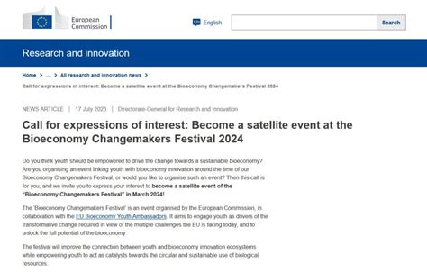 call for expressions of interest become a satellite event at the