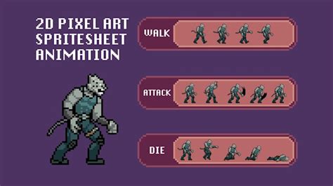 Do Pixel Art Design And Animation Sprite Sheet By Agammaulidi Fiverr