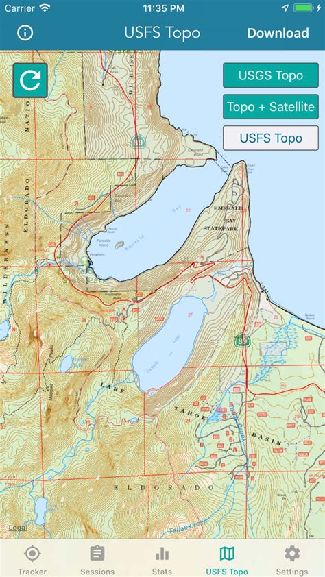 topographic maps trails for iphone download