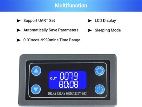 Buy Timer Relay DC V V Time Delay Relay Controller Board PEMENOL LCD Display Digital Timer