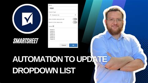 Smartsheet Automation To Update Dropdown List Free Solution Low Code