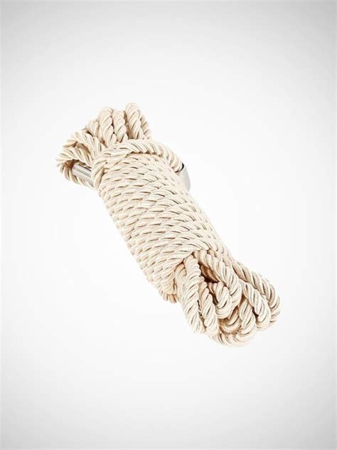 Japanese Shibari Bondage Rope Beige Sexy Curves