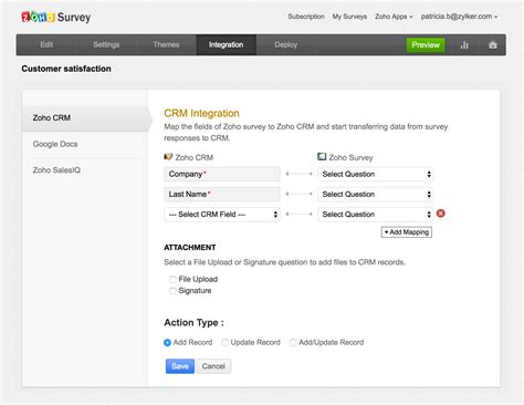 客户联系人管理系统 crm联系人管理 Zoho CRM