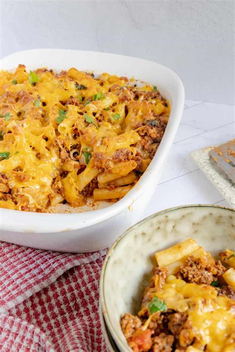Beef And Macaroni Casserole