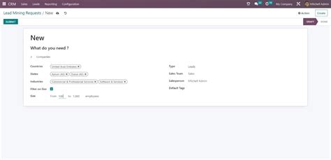 Lead Mining In Odoo 16 CRM