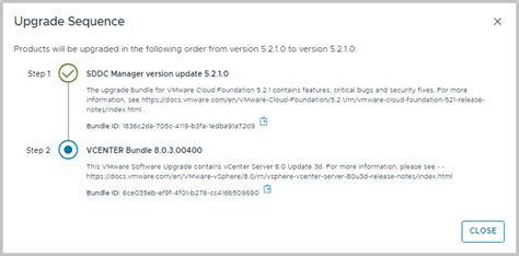 Async Patch Cannot Be Used In Sddc Manager 521