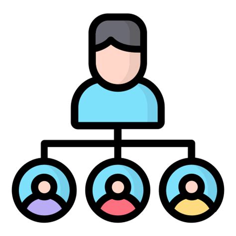 Hierarchy Generic Color Lineal Color Icon Freepik