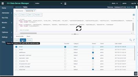 Ibm Data Server Manager V213 Sql Editor Tutorial Youtube