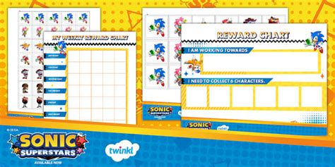 Free Sonic Reward Chart ティーチャーメイド
