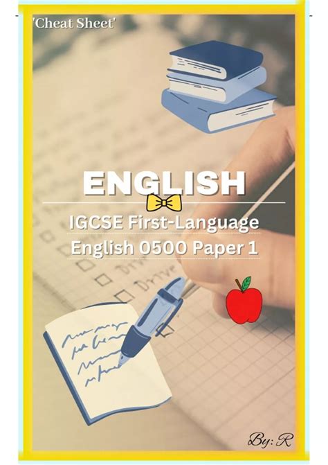 Summary Igcse First Language English 0500 Cheat Sheet First Language English 0500 Stuvia Us