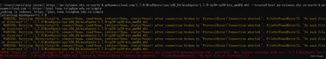Pip安装时遇到的一些问题：例如protocolerror等用linux虚拟机使用pip提示connection Broken By Protocolerror Csdn博客