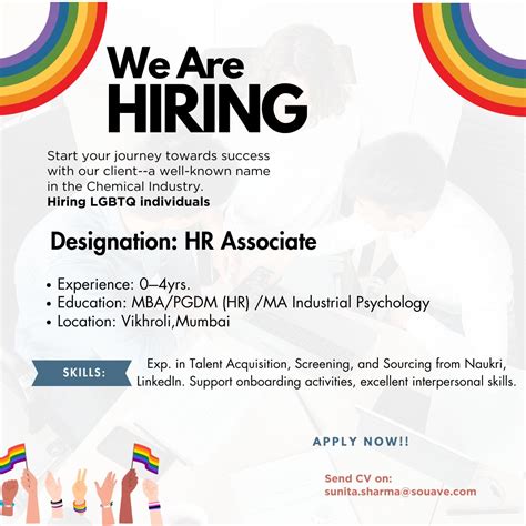 Souave Recruitment Consultants On Linkedin Hiring Lgbtq Hr Freshers Talentacquisition