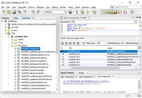 Java I Cant See Or Edit Mysql Stored Procedures In Netbeans Stack