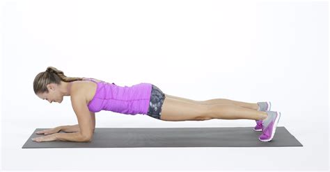 Plank On Elbows Popsugar Fitness
