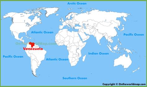 Latest World Map Venezuela Located 2022 World Map With Major Countries