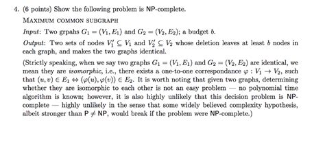 Solved 4 6 Points Show The Following Problem Is