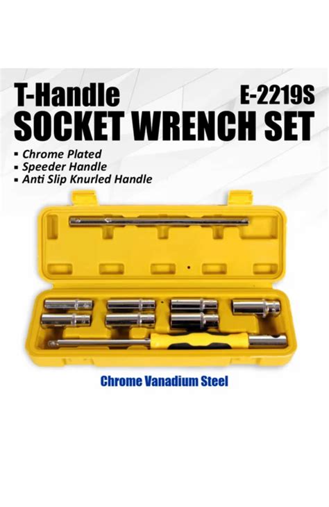 T Handle Socket Wrench Set E2219S At 674 Piece Multi Function Socket Wrench In Ludhiana