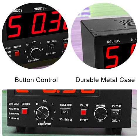 China Interval Boxing Timer With Loud Buzzer Manufacturers Suppliers