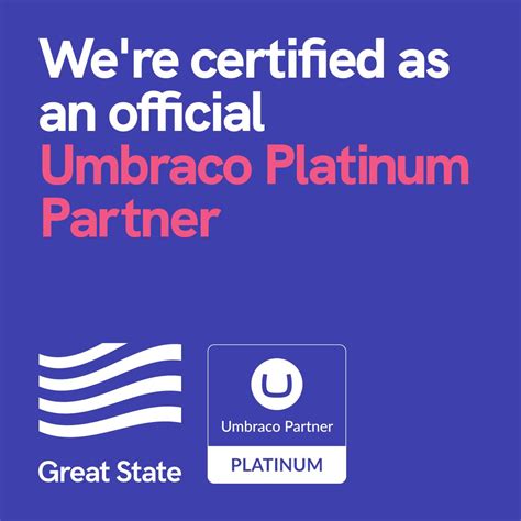 Great State On Linkedin Platinumpartner Umbraco Cms Umbracopartner Platinumpartner