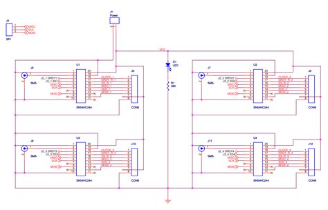 Sn74hc244 And Spi Signals Logic Forum Logic Ti E2e Support Forums