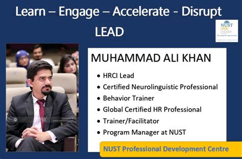 Nust Professional Development Centre Pdc On Linkedin Nustpdc Definingfutures Leadership