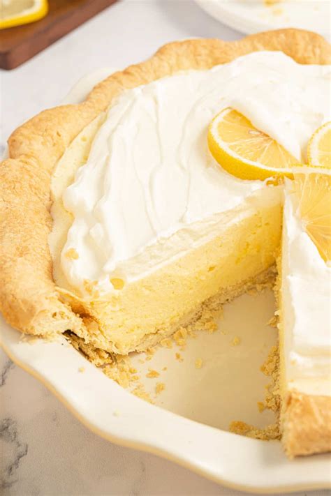 Lemon Chiffon Pie Recipe Shugary Sweets