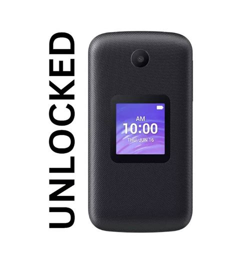 TCL Flip Go Gray Unlocked Big Buttons 8GB 2MP Camera 4G LTE Water Resistant Walmart Com