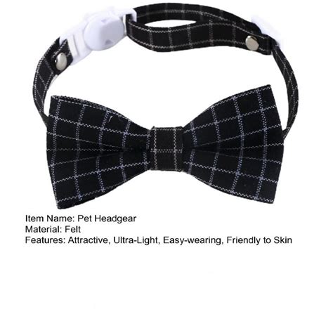 Badu Bg Вратовръзка за врата на домашен любимец Деликатен филц Котешка коса Обръч Котешки