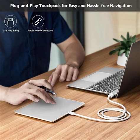 Trackpad Touchpad Para Pc Con Windows Trackpad Externo Con Cable Usb Ultra Delgado Portátil De