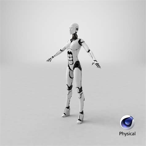 Sci Fi Female Cyborg Robot 3d Model 139 Obj Max Ma C4d Fbx Free3d